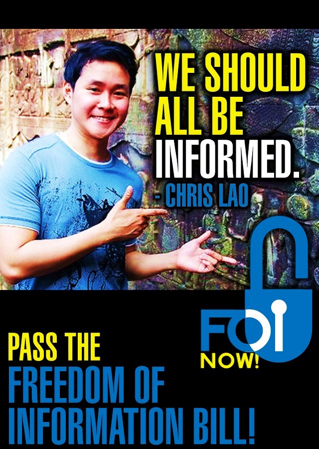 christopher lao – FOI – THE FILIPINO SCRIBE