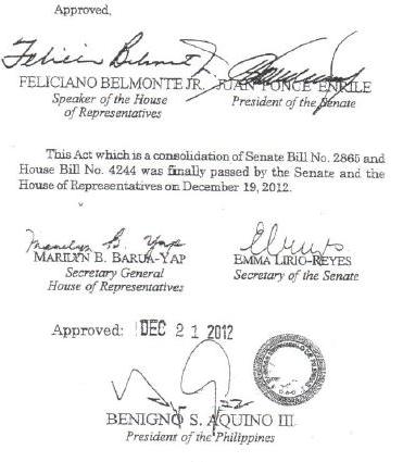 republic act 10354 – reproductive health law – THE FILIPINO SCRIBE